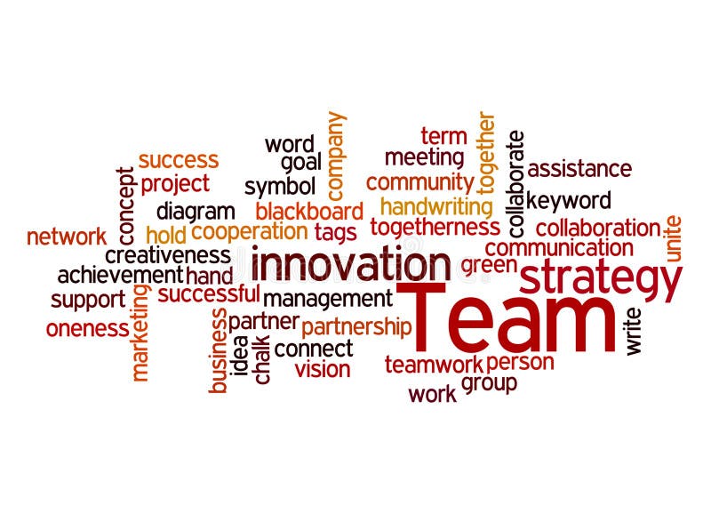 Word Cloud with TEAM Concept Stock Image - Image of collaboration ...