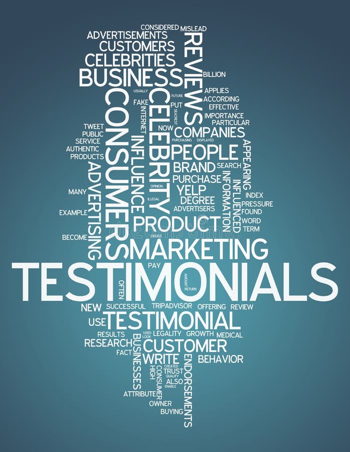 TESTIMONIALS Tag Cloud (customer Service Satisfaction Quality) Stock ...