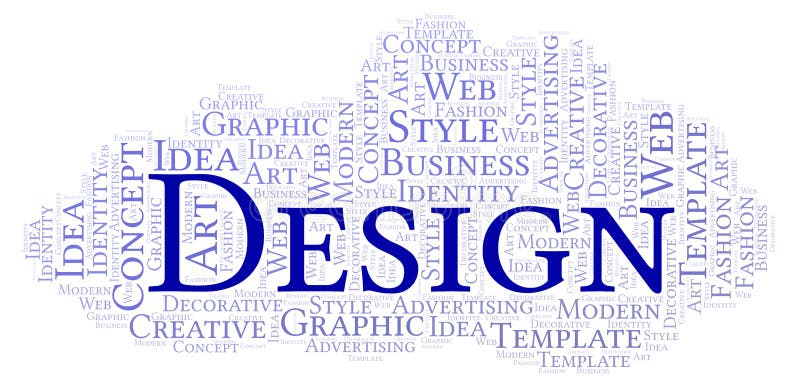 Word Cloud with Text Design. Stock Illustration - Illustration of ...