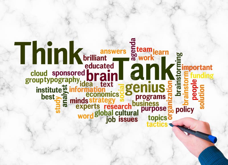 Word Cloud with THINK TANK Concept Create with Text only Stock Photo ...