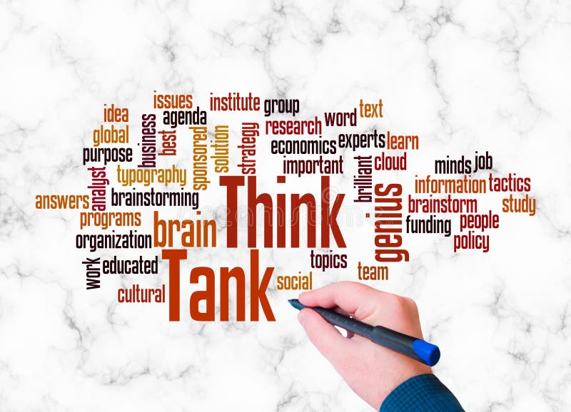 Word Cloud with THINK TANK Concept Create with Text only Stock Photo ...