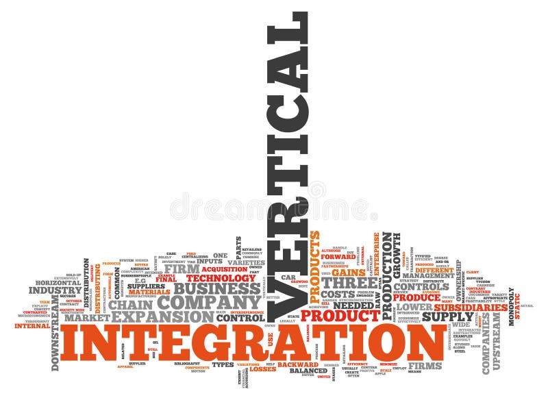 Vertical Integration Icon Set. Four Elements in Diferent Styles from ...