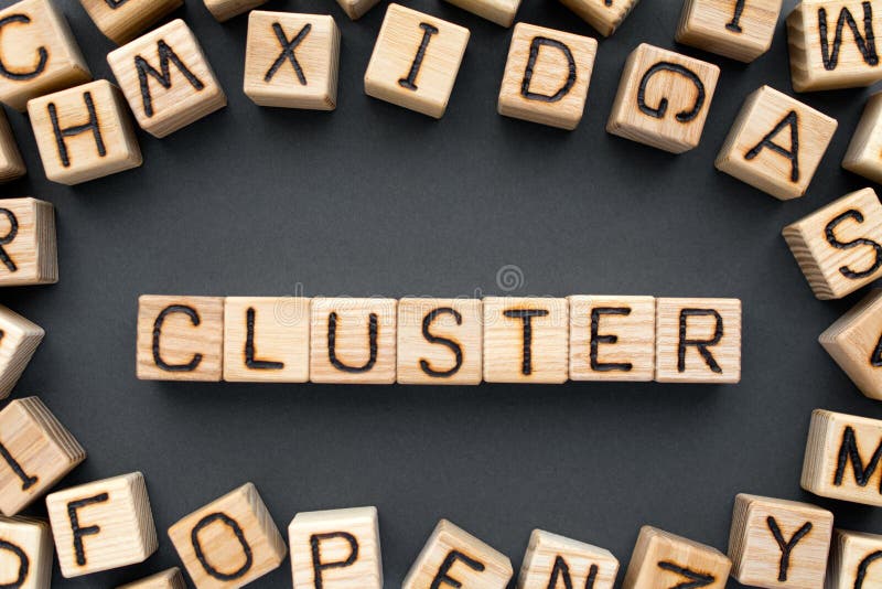 Word cluster stock photo. Image of element, advertising - 158366104