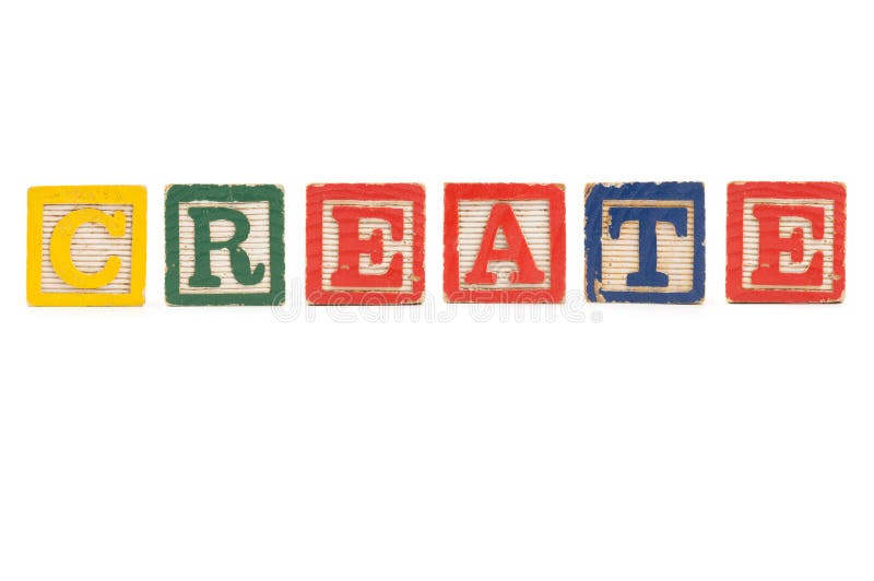 The Word CREATE stock image. Image of background, education - 40016427