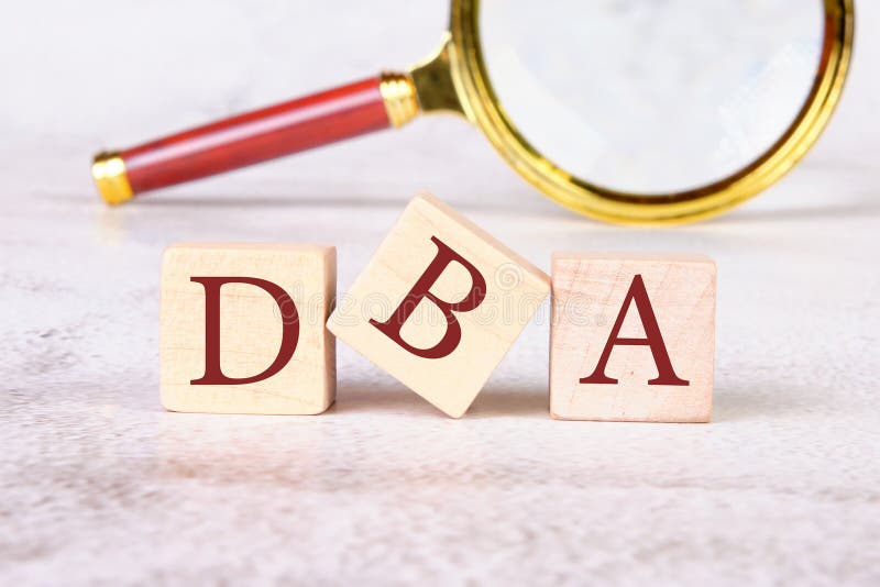 DBA - Database Administrator, Acronym Business Concept Written in a ...