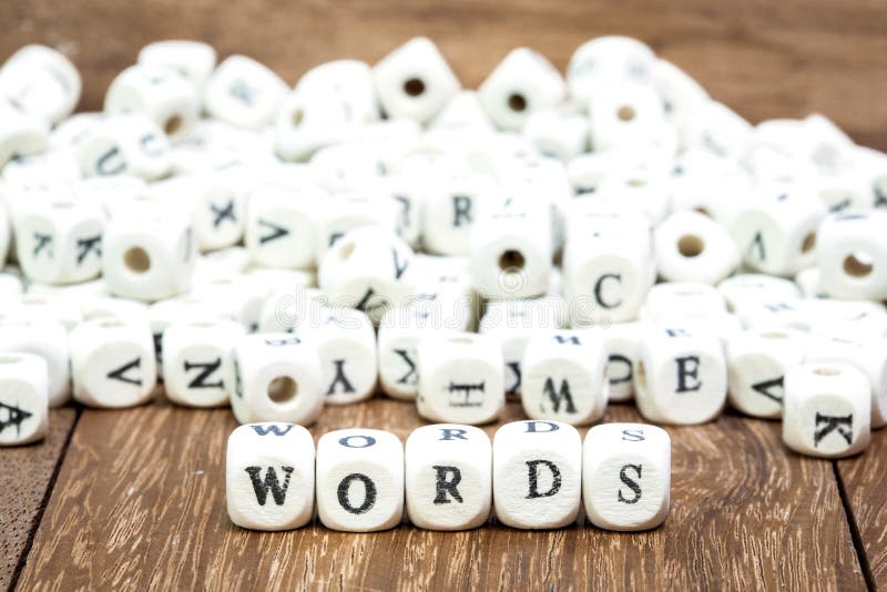 Word with dice development stock image. Image of commercial - 53492339