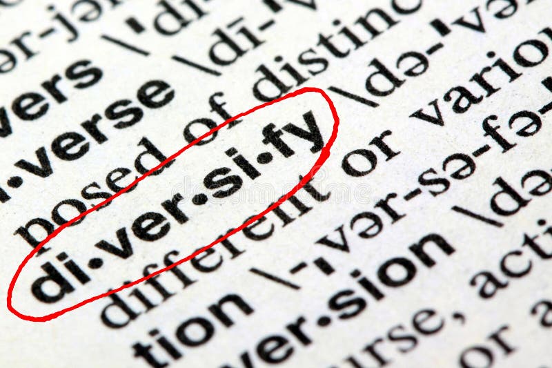 The Word Diversify in a Dictionary Stock Image - Image of word ...