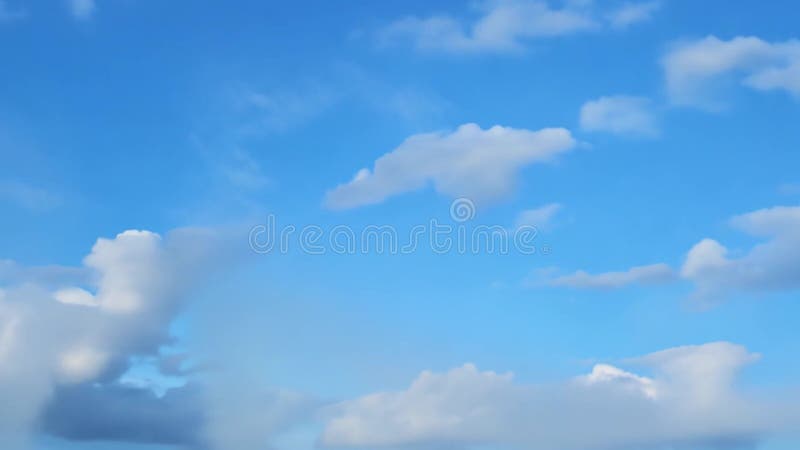 Dream Word Formed by Clouds in Blue Sky Stock Footage - Video of ...