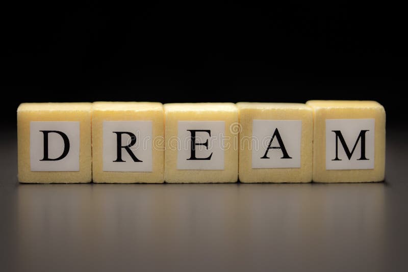 Dream Job Written on Sand by Sea Stock Image - Image of drawn ...
