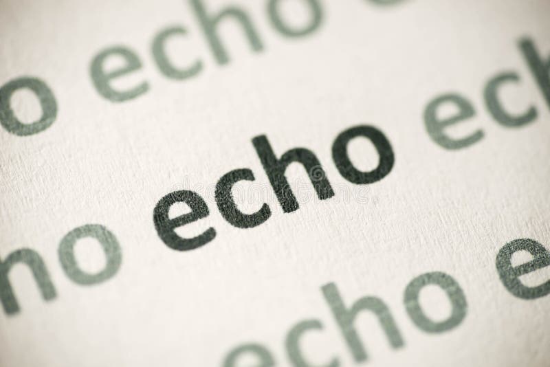 Dictionary Definition Word Echo Stock Photos - Free & Royalty-Free ...