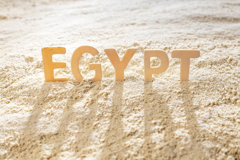 Word EGYPT Over Symbolic Places. Stock Photo - Image of civilization ...