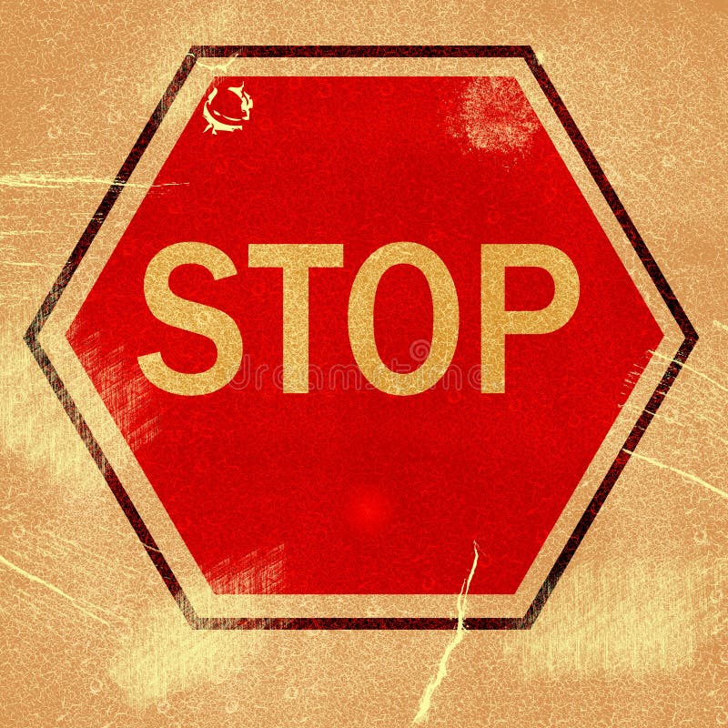 Einde in geel stock illustratie. Illustration of achtergrond - 10350206