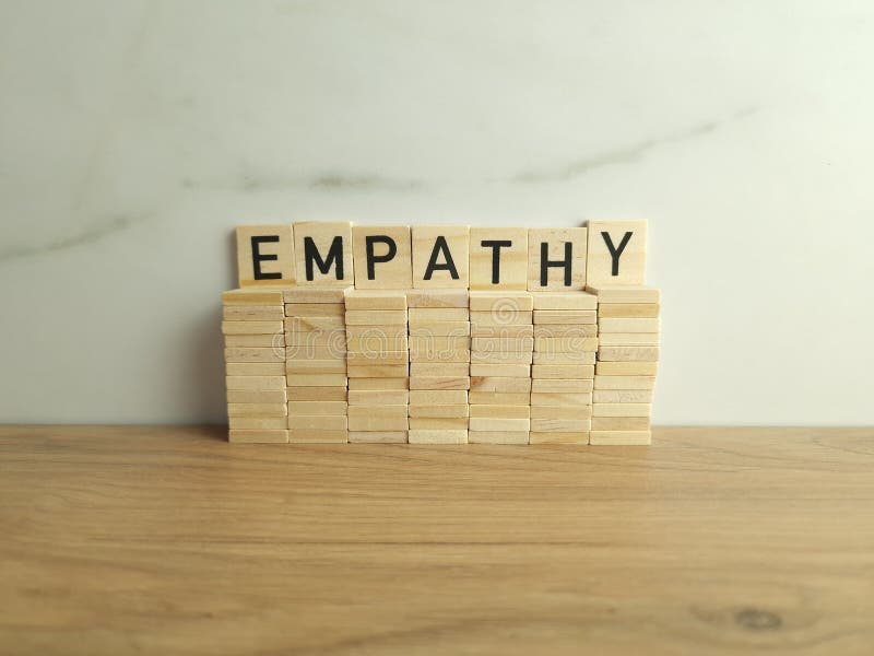 Word Empathy Made from Wooden Blocks. Business Communication Stock ...