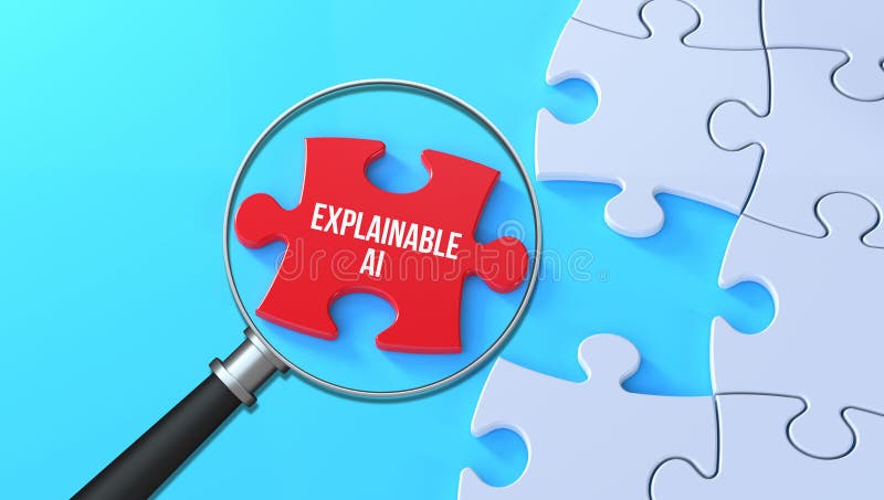 The Word Explainable AI on a Missing Puzzle Piece. Stock Illustration - Illustration of ethics ...