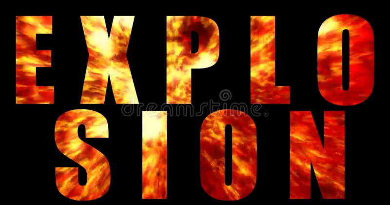 Word explosion stock vector. Illustration of flame, background - 51267588