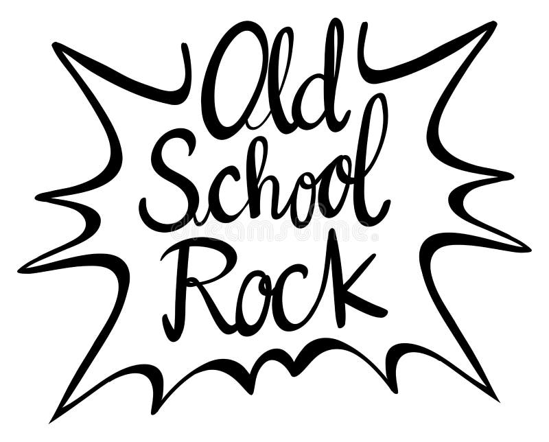 The Word Rock Written In Grunge Cutout Style Stock Vector ...