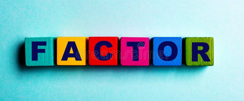 Factoring Word Concept On Cubes Stock Photo - Image of diversify ...