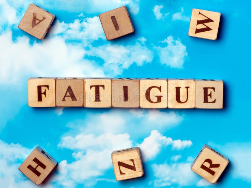 The word Fatigue stock photo. Image of aged, clouds, illness - 85208602