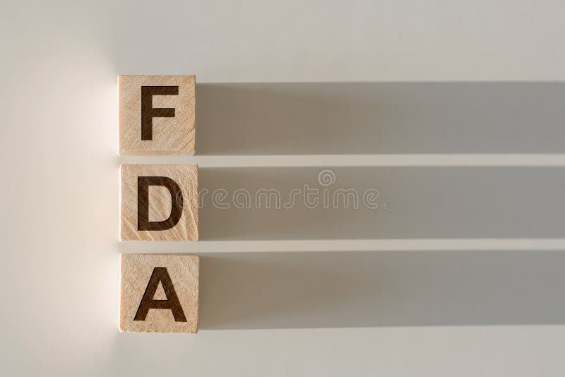 Word FDA Made with Wood Building Blocks Stock Image - Image of word ...