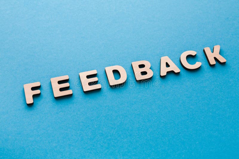 Word Feedback with Comic Balloons Background Stock Image - Image of ...