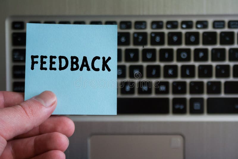 Word Feedback with Comic Balloons Background Stock Image - Image of ...