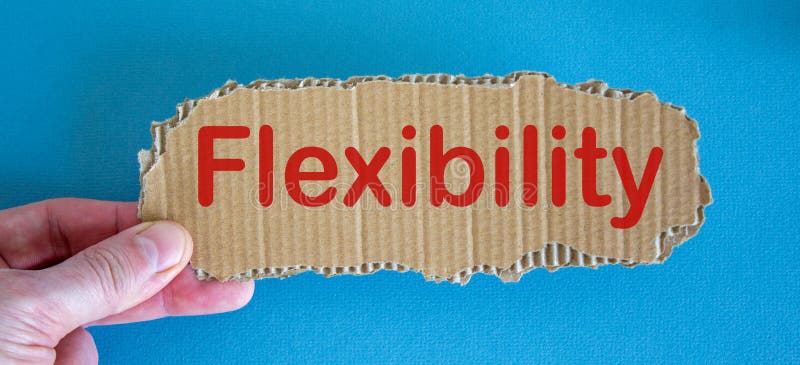 Flexibility Word And Yellow Pencil Work And Life Balance Concept Stock ...