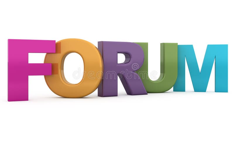 Forum Discussion Concept stock illustration. Illustration of group ...