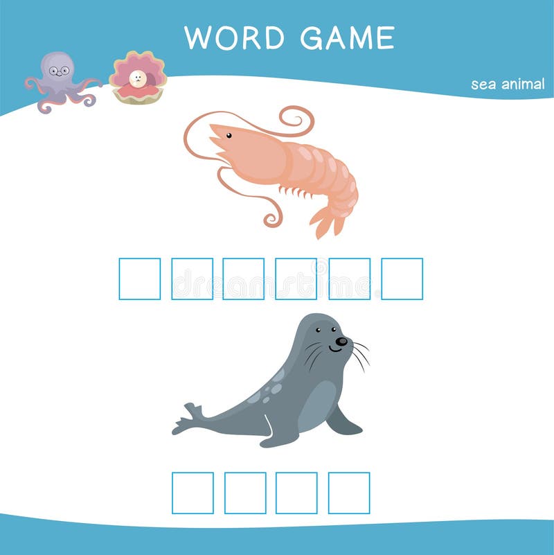 Word Game stock vector. Illustration of character, letter - 244779460