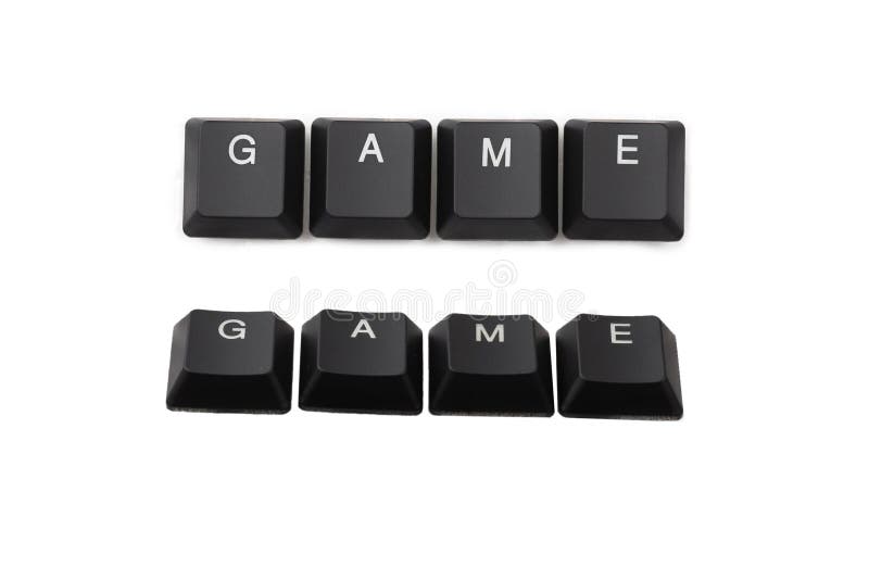 Word Game Written on Keyboard Stock Photo - Image of keyboard, computer ...