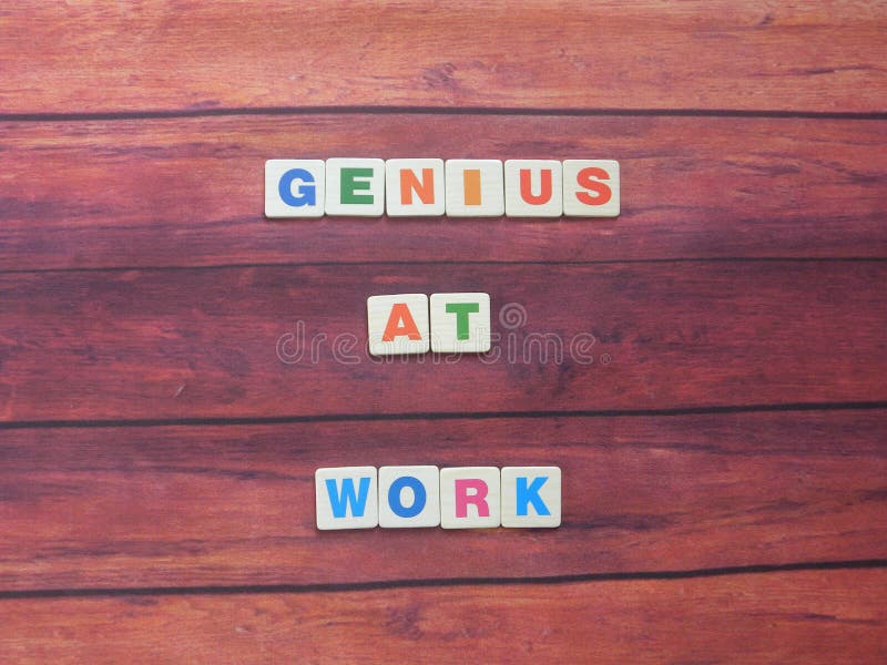 Genius at work stock photo. Image of business, keyword - 166399620