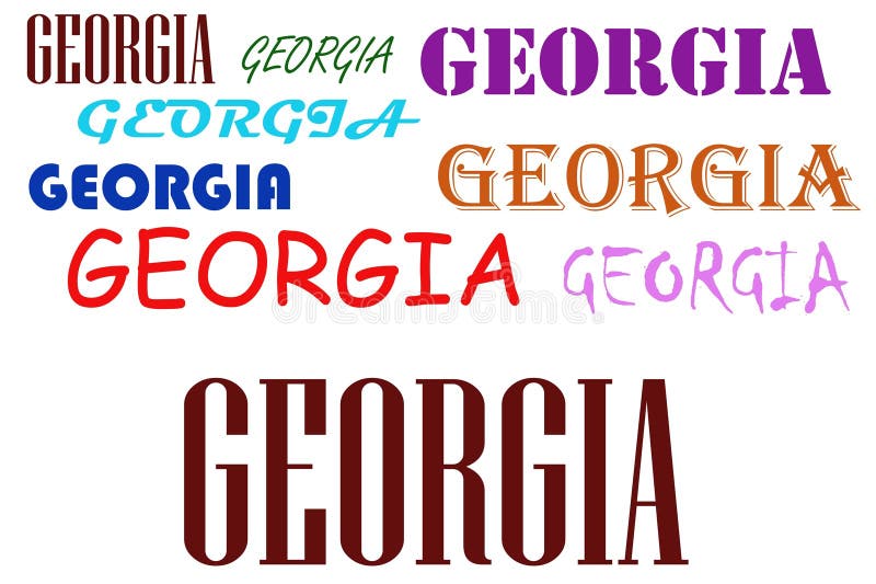 Georgia Language Stock Illustrations – 618 Georgia Language Stock ...