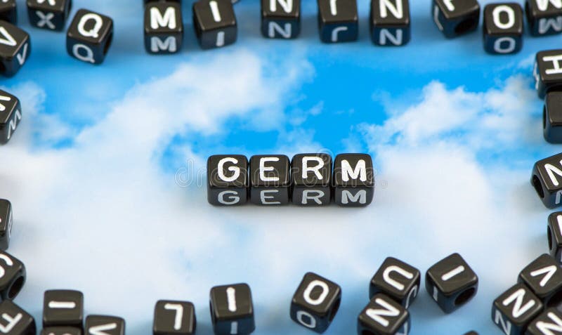 The word germ stock photo. Image of colour, healthy, contagious - 85237478