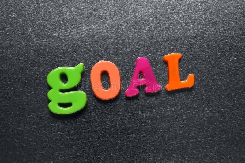 Word Yes Spelled Out Using Colored Fridge Magnets Stock Photo - Image ...