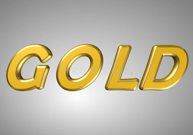 Word gold stock illustration. Illustration of aspirations - 37873055