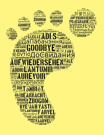 Goodbye Many Languages Stock Illustrations – 18 Goodbye Many Languages ...