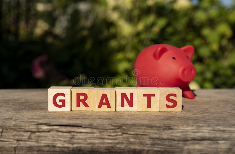 The Word of GRANTS on Building Blocks Concept. Stock Photo - Image of ...
