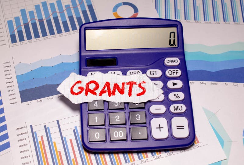 The Word of GRANTS on Building Blocks Concept Stock Image - Image of ...