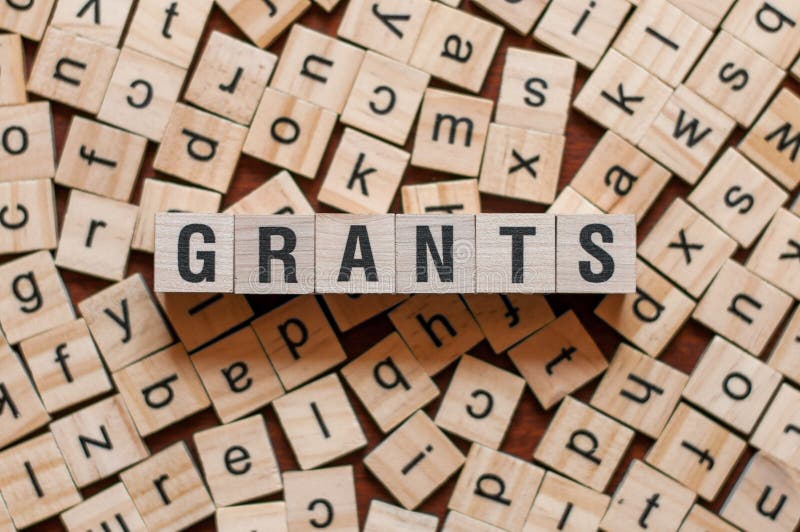 The Word of GRANTS on Building Blocks Concept Stock Image - Image of ...
