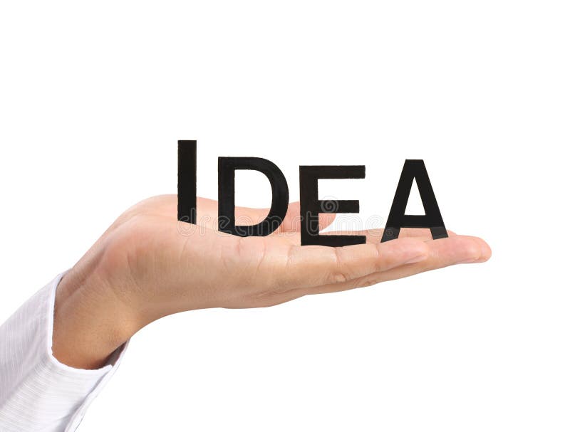 The word in a hand stock image. Image of business, abstract - 46461899