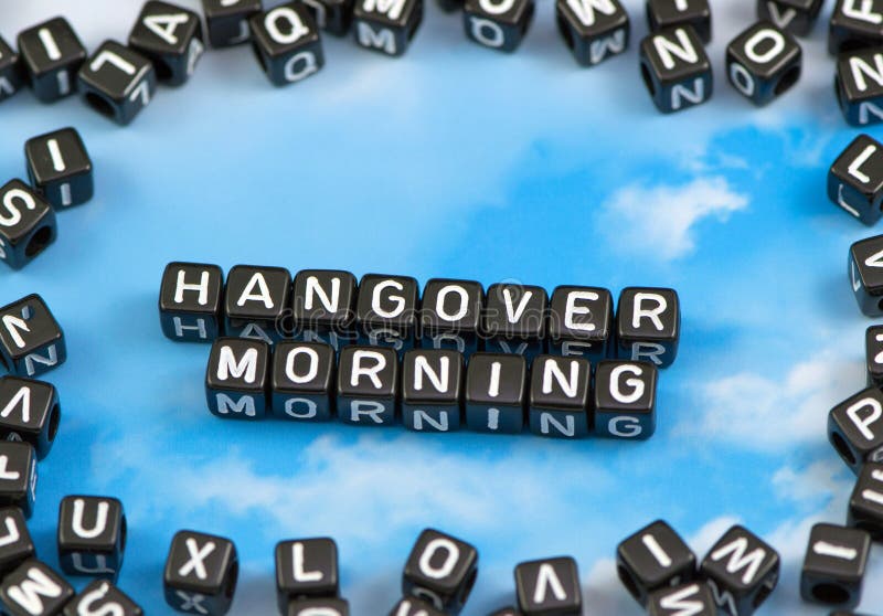 Hangover Morning Color Icon Vector Illustration Sign Stock Vector ...
