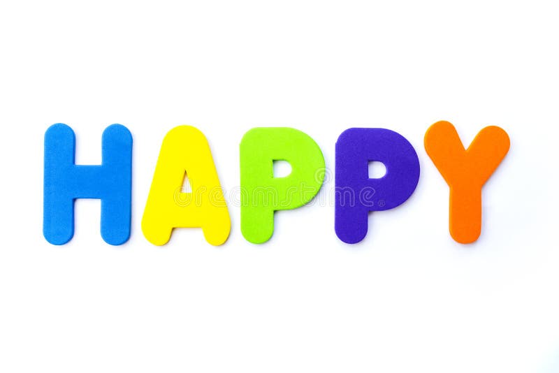 The word HAPPY stock image. Image of happy, background - 130341947