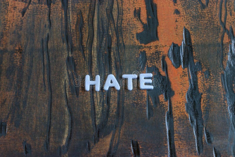 Word HATE Burning. Steel Wool Smoldering. Beautiful Combustion ...