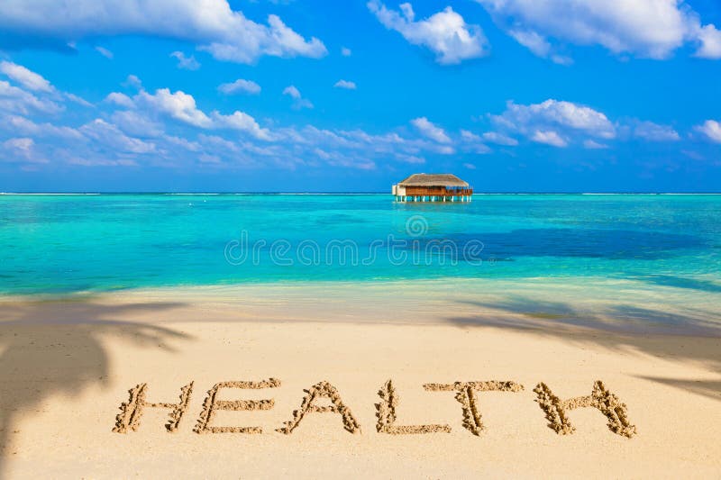 Word Summer on beach stock photo. Image of landscape, beach - 8402150
