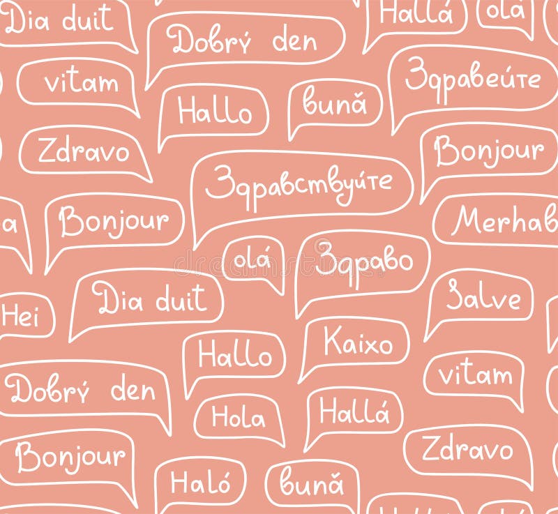 Hello Words Different Languages Stock Illustrations – 74 Hello Words ...