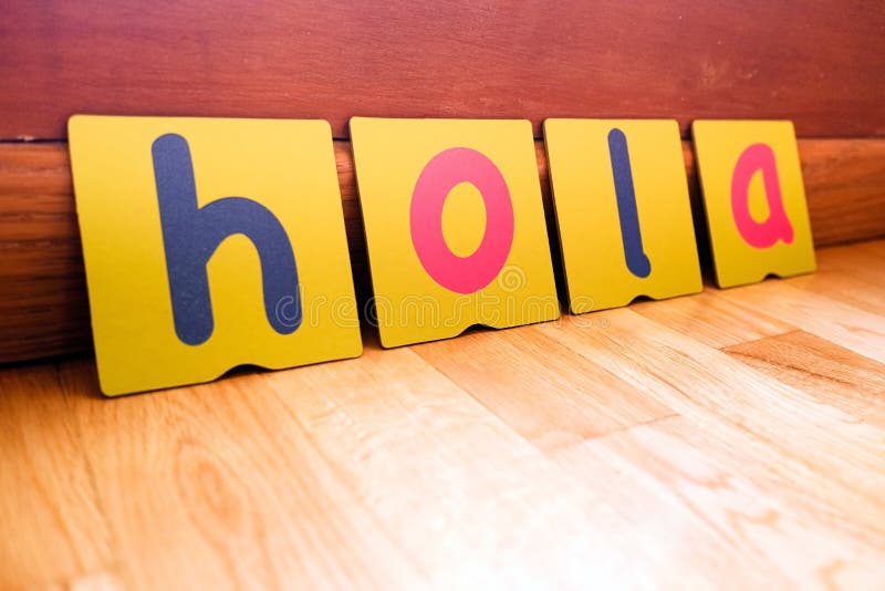 Hola Hello Spanish Text Stock Photos - Free & Royalty-Free Stock Photos ...