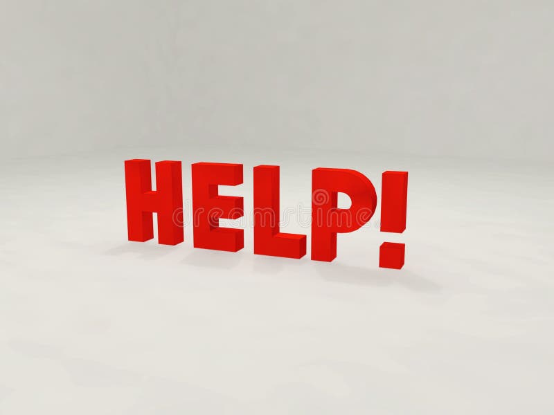 Word help stock illustration. Illustration of illustrated - 44399
