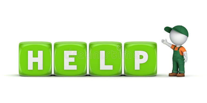 Word HELP stock illustration. Illustration of foreman - 57995108