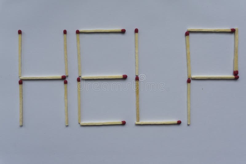 Word Help Matches Sheet White Paper Stock Photos - Free & Royalty-Free ...