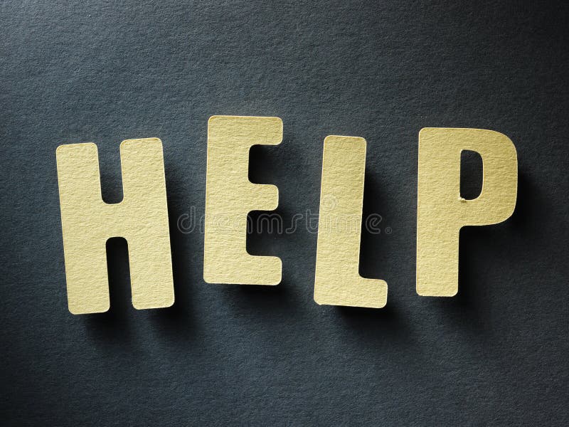 Please Help Me stock photo. Image of fashioned, text, typescript - 3466984