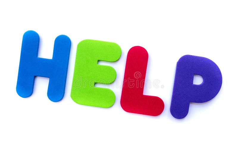 The word HELP stock photo. Image of call, colour, cooperation - 119290720